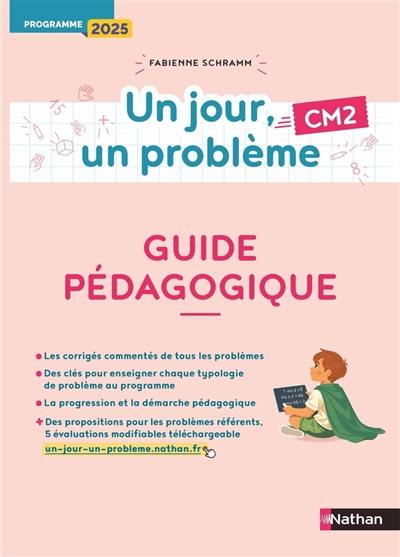 Livre : Un jour, un problème, CM2 : guide pédagogique : programme 2025 ...