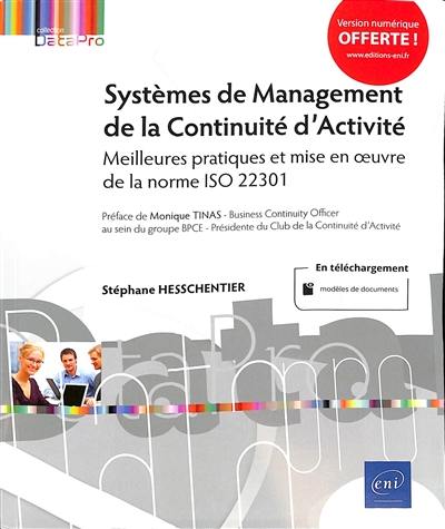 Livre : Systèmes de management de la continuité d'activité : meilleures pratiques et mise en ...