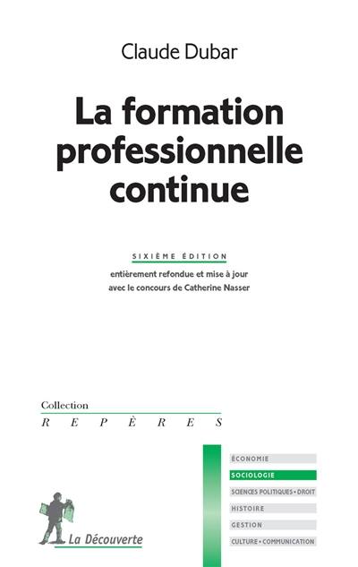 Livre : La formation professionnelle continue, le livre de Claude Dubar ...